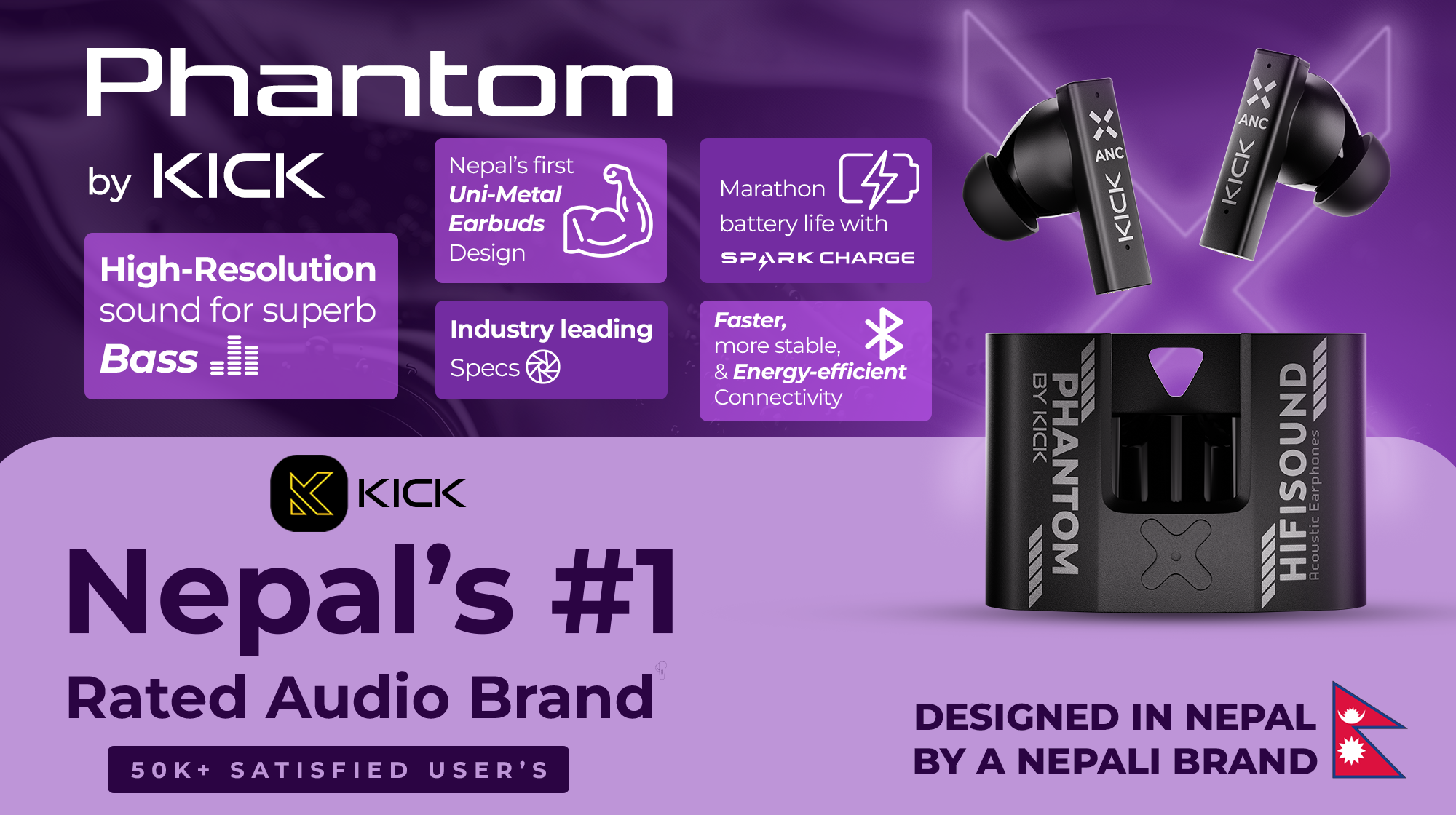 Kick Phantom Buds X | KICK LIFESTYLE